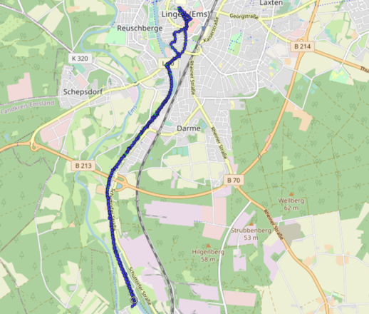 Erste Station an der Ems - Micha's Blog