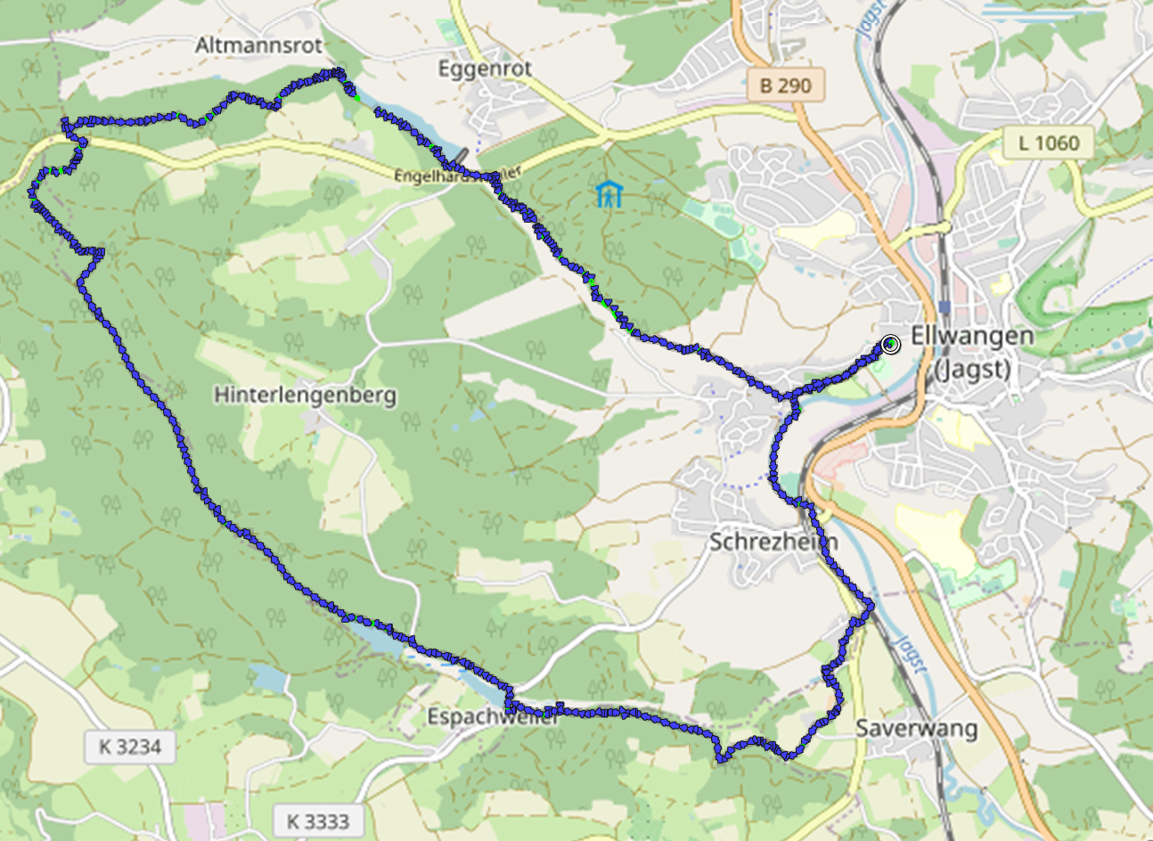 Von Ellwangen zum Espachweiher - Micha's Blog